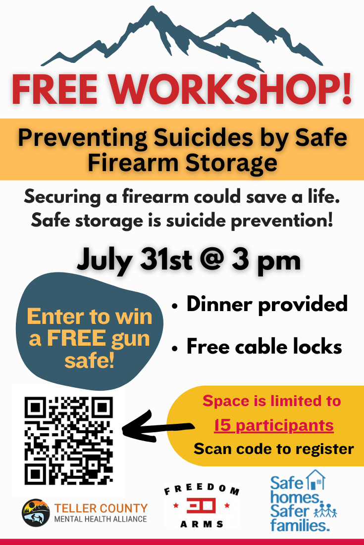 Safe Firearm Storage & Suicide Prevention - Teller County Mental Health ...