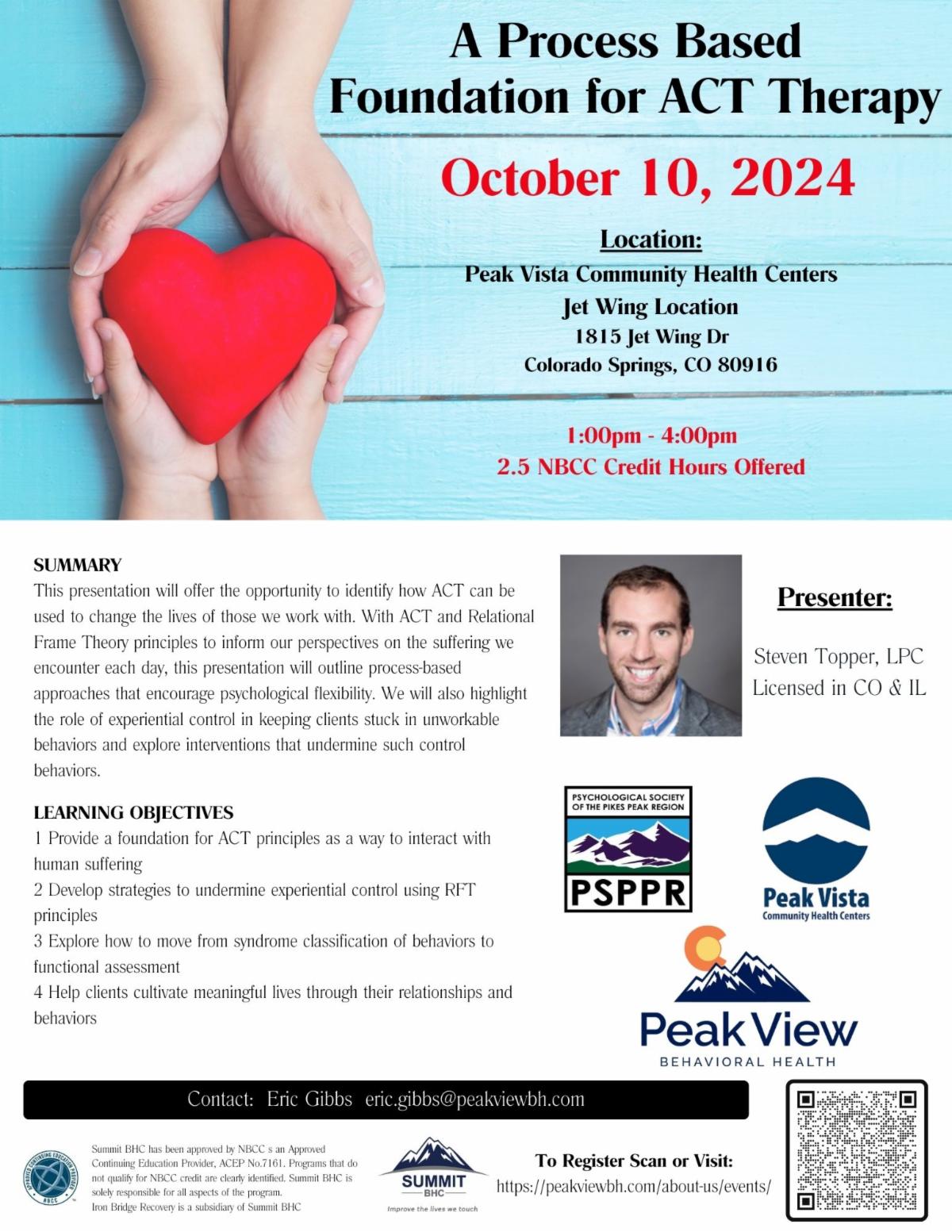 A Process Based Foundation for ACT Therapy - Teller County Mental ...